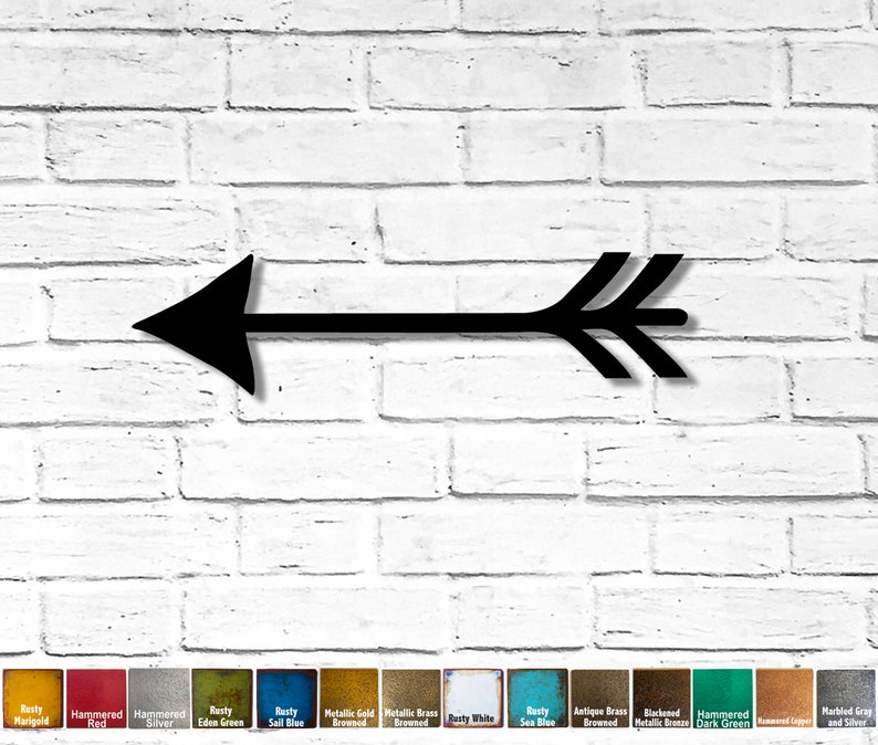 Flecha Medidas 16 de ancho x 4.1 de alto Metal | Etsy