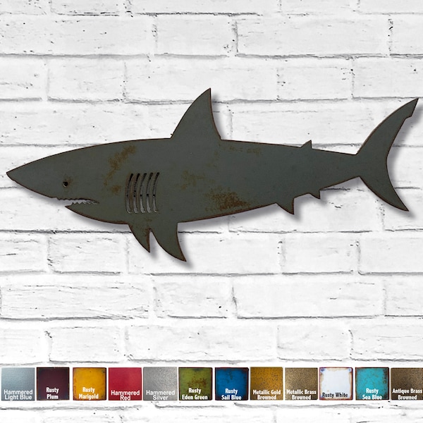 Shark Metal Art - Etsy