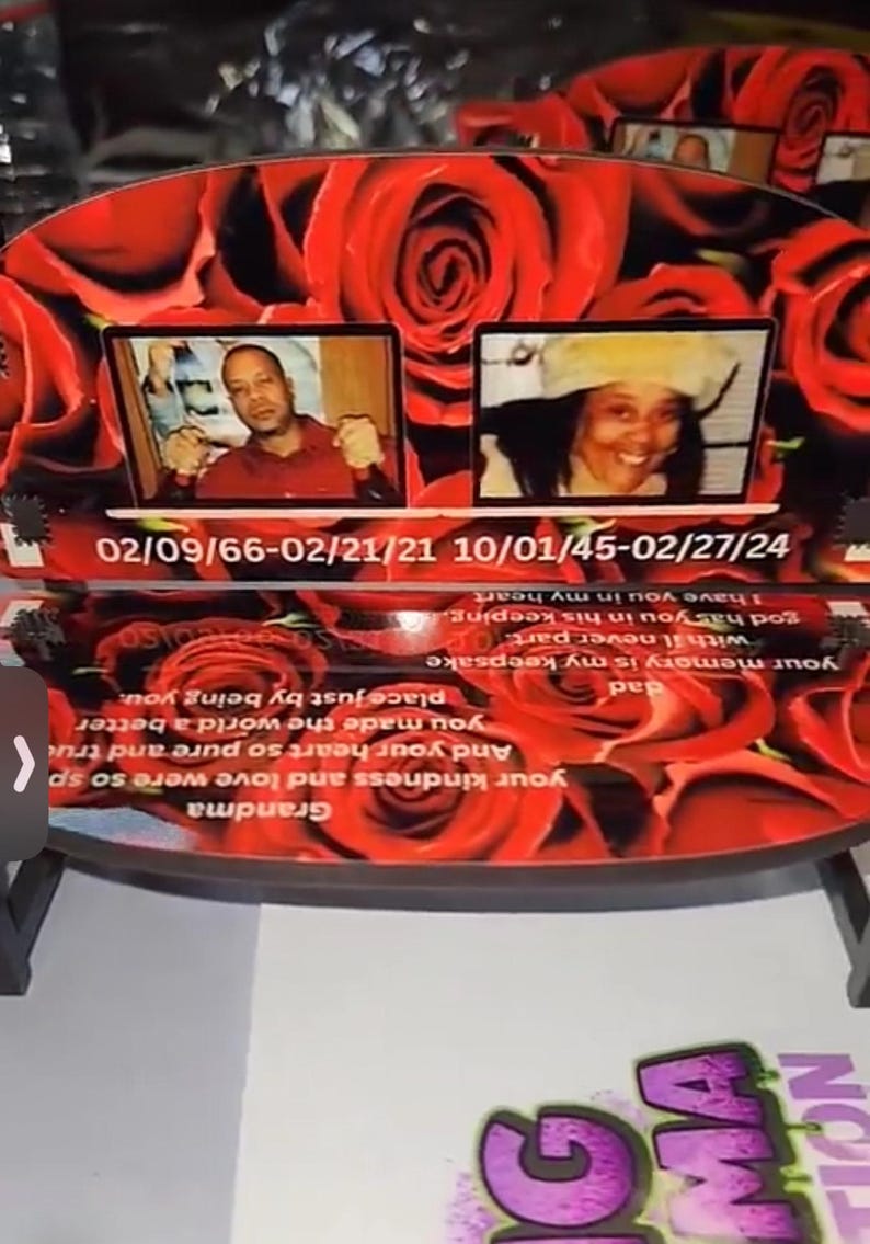 Mini Memorial Bench Template - Etsy