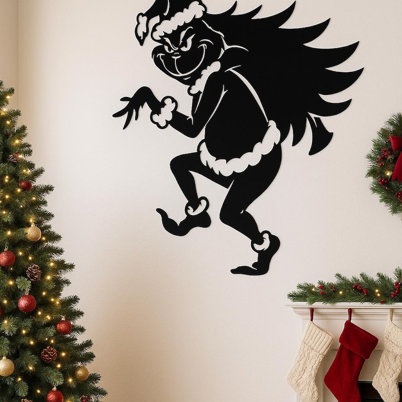 Grinch para puerta - Etsy México