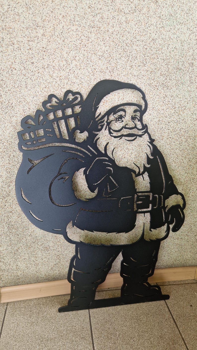 Santa Claus Christmas Decor DXF SVG – CNC Plasma Cutting File, Santa ...