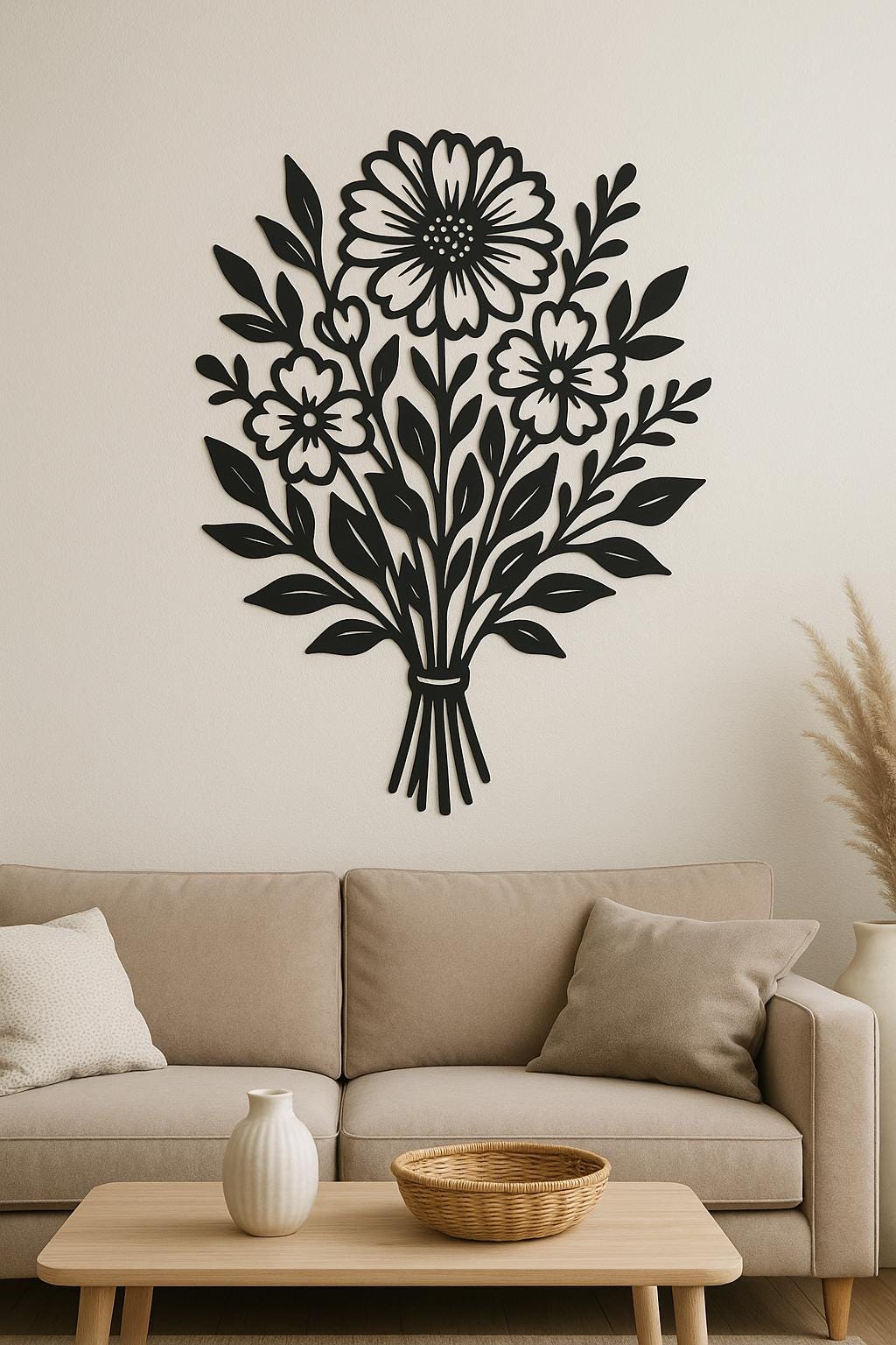 Flowers Metal Wall Art DXF SVG – CNC Plasma Cutting File – Flowers - Etsy