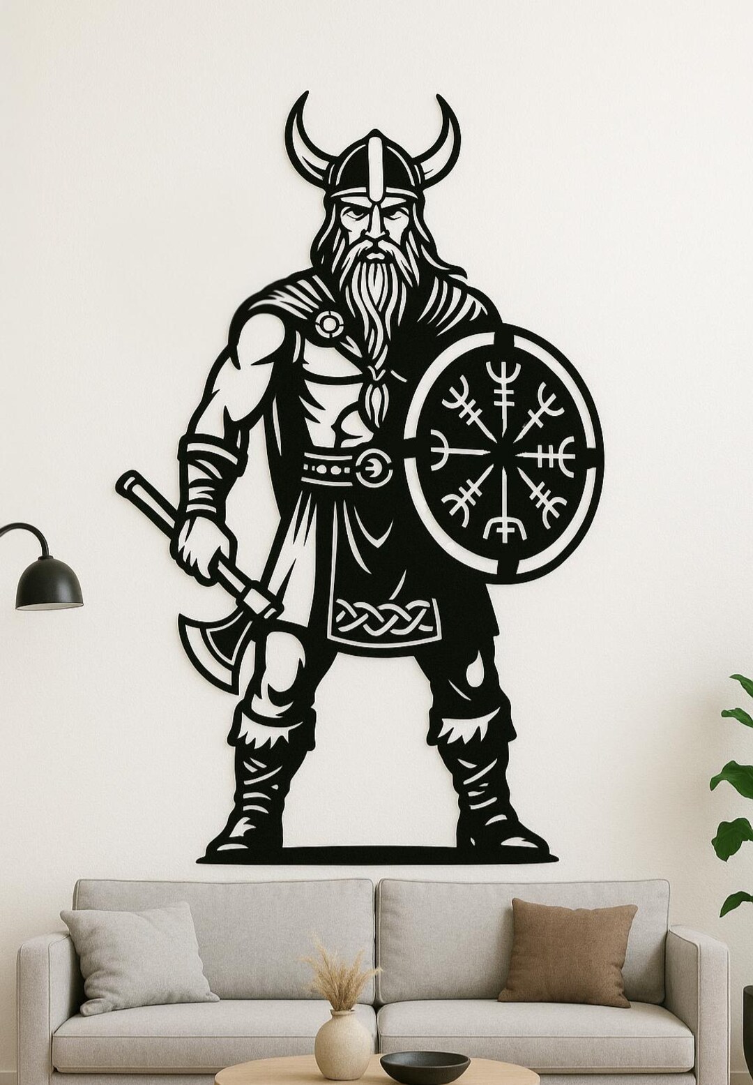 Viking Warrior Decor DXF SVG– CNC Plasma Cutting File, Viking Vector - Etsy