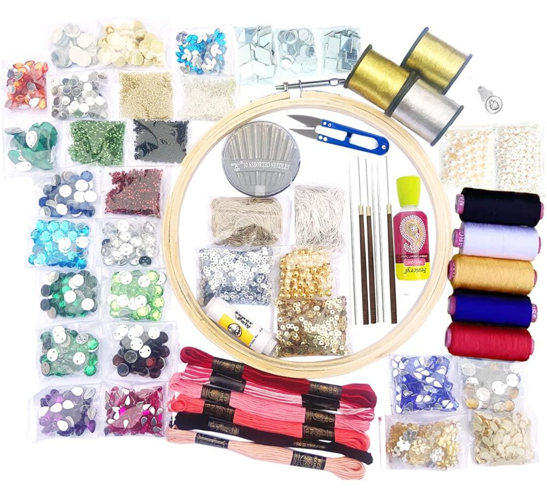 Aari Embroidery Starter Kit: Maggam Work, Blouse Decoration - Etsy