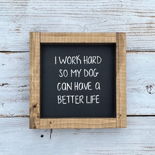 Painted Dog Sign - Etsy