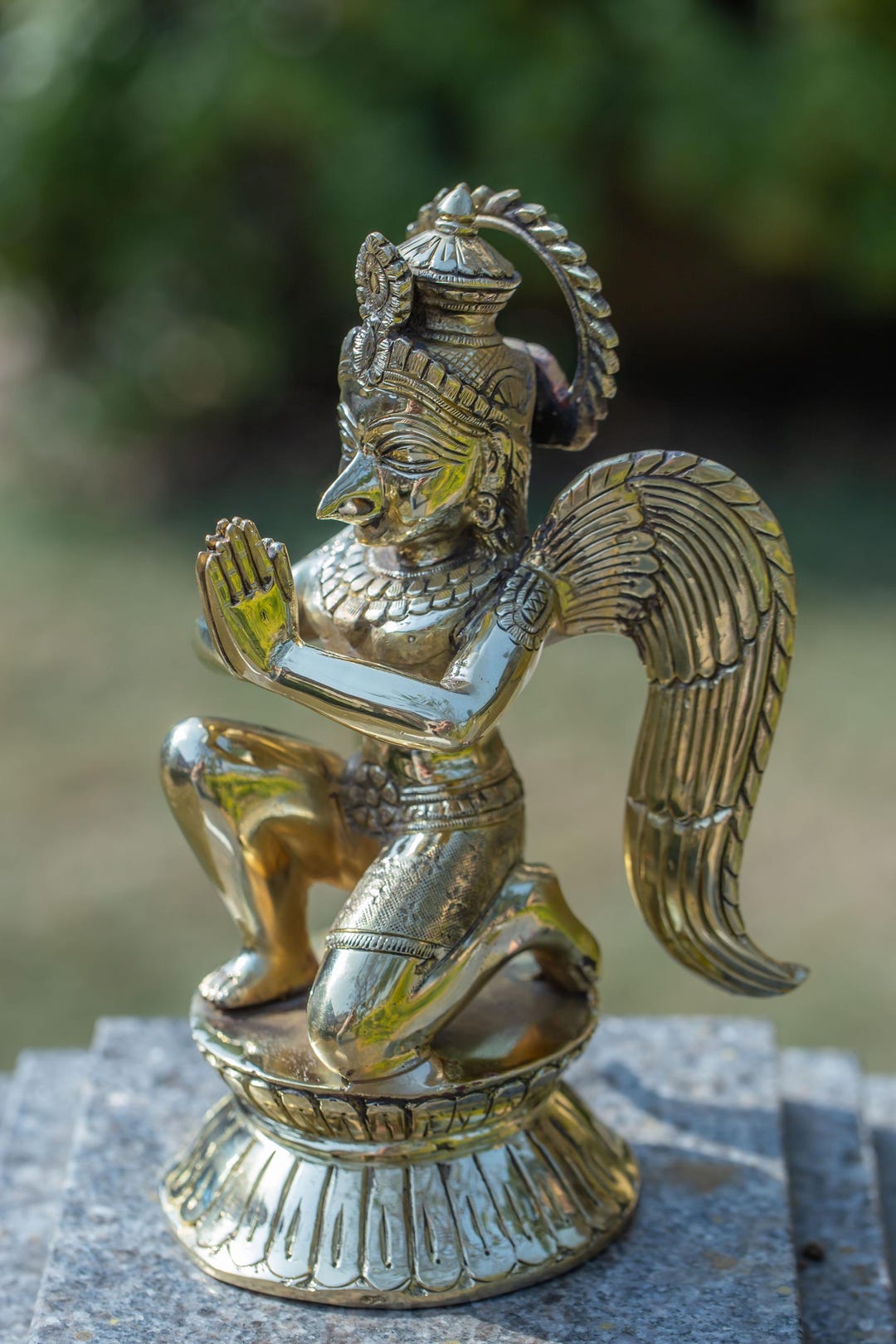 Powerful Blessings of Divine Protection Garuda Dev 12 Inches - Etsy