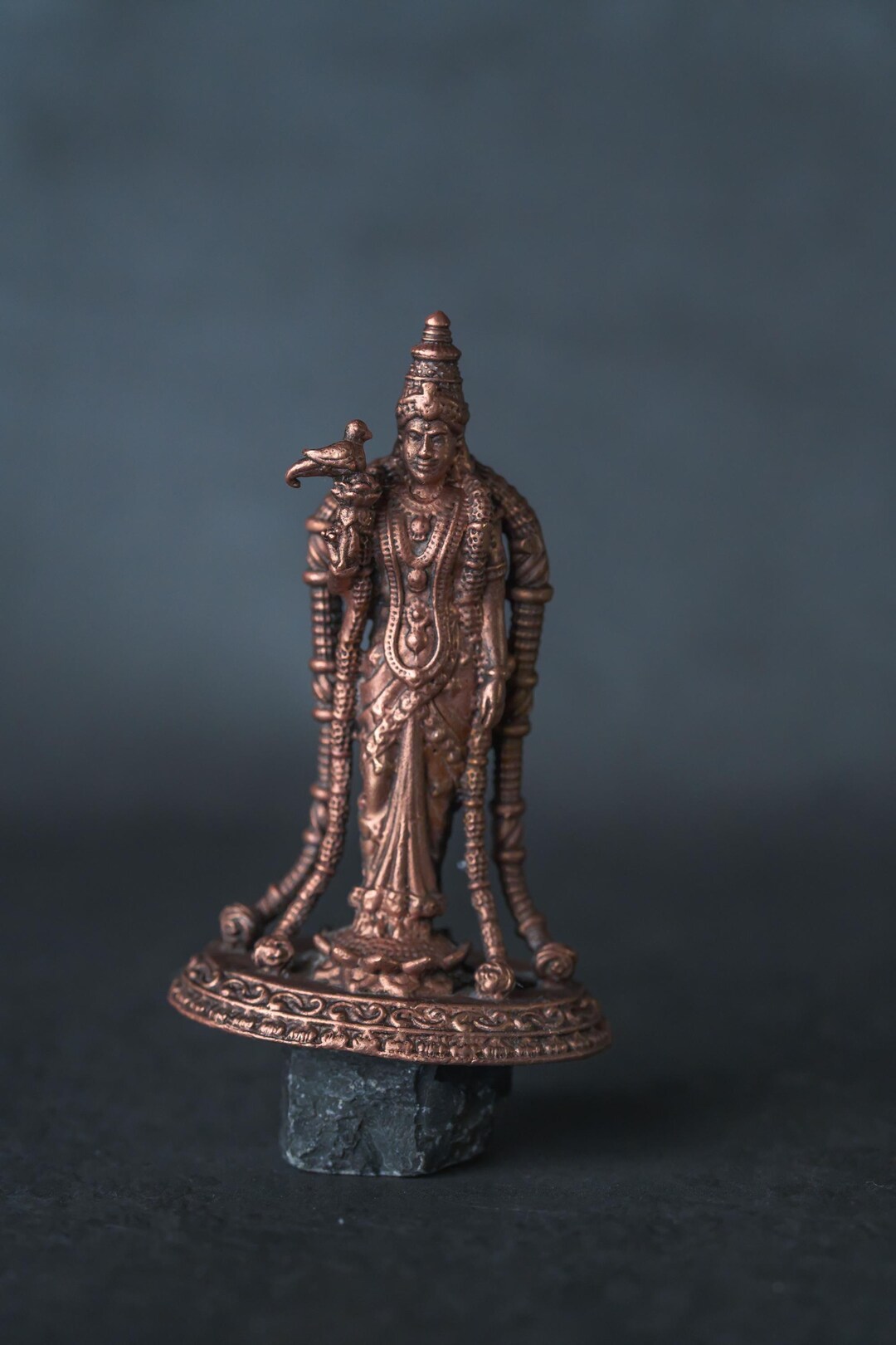 Copper Murti Meenakshi Devi 2.9 Inch 60 Grams - Etsy