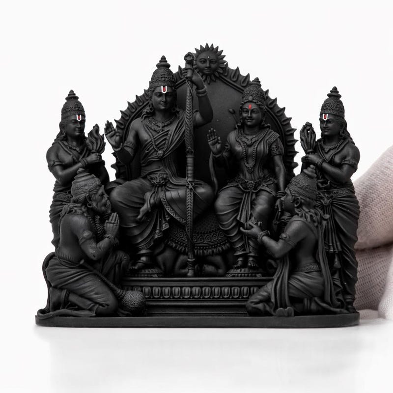 Ram Sita Hanuman Statue - Etsy UK