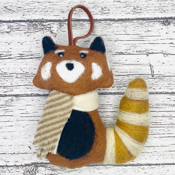 Felted Red Panda - Etsy