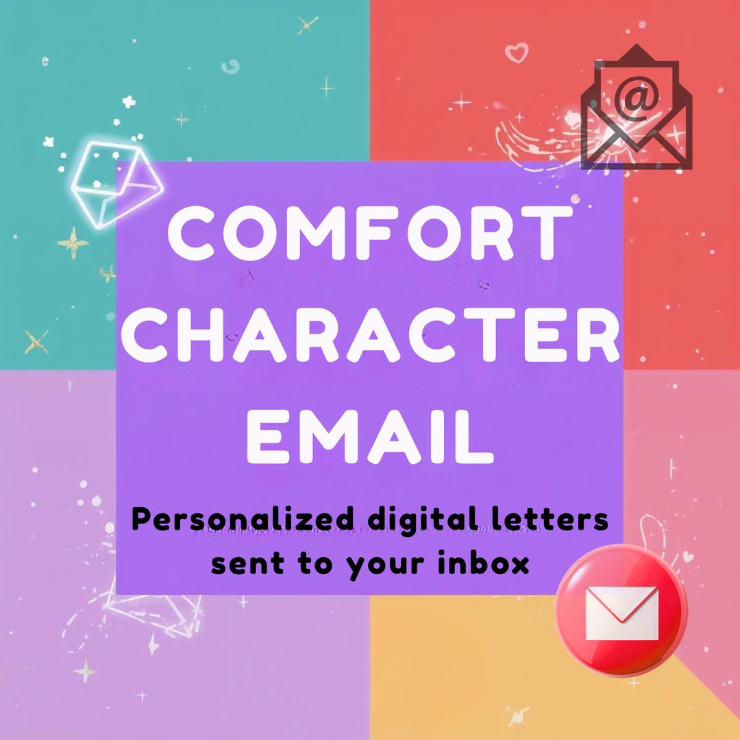 Personalized Comfort Character Email: Custom Digital Mail (mental ...