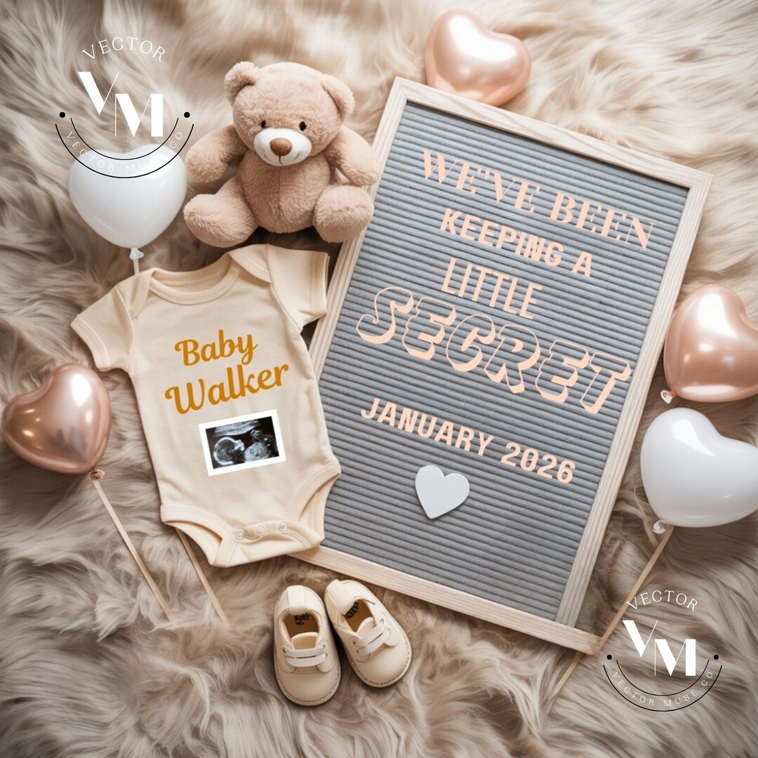 Secret Pregnancy Announcement, Secret Pregnancy Theme, We've Been ...