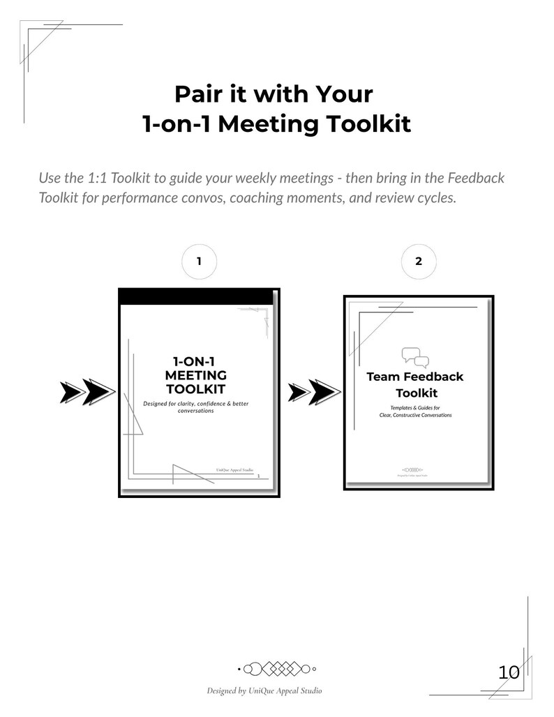 Team Feedback Toolkit – Coaching Templates for Managers, Review ...