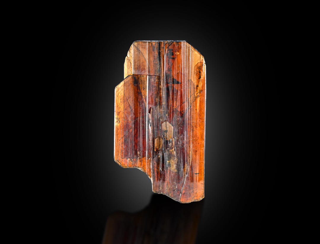 Brookite Crystal: Brown Gemstone From Pakistan (4 X 2.3 Cm, 2 Grams - Etsy