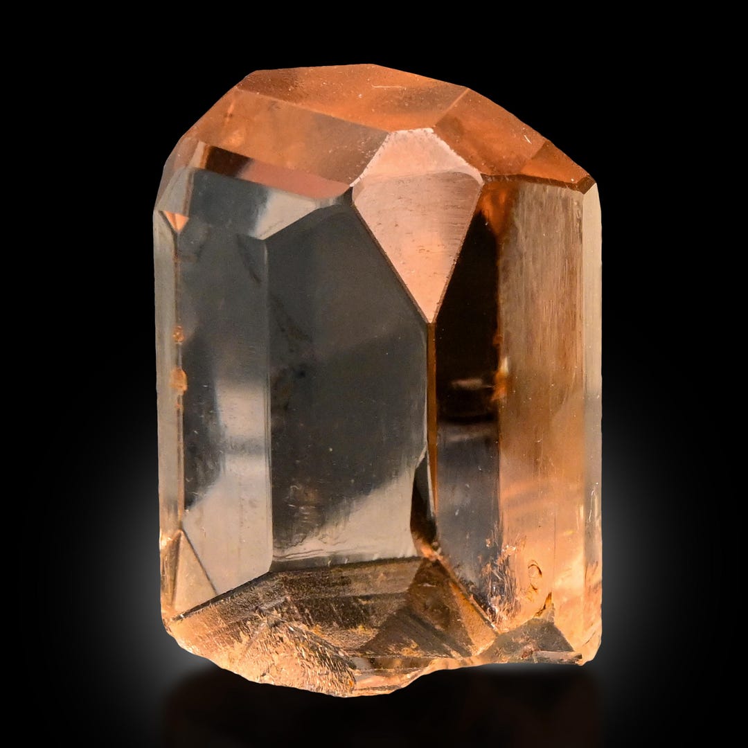 Imperial Topaz Crystal • Natural Yellow-orange Gemstone • Katlang ...