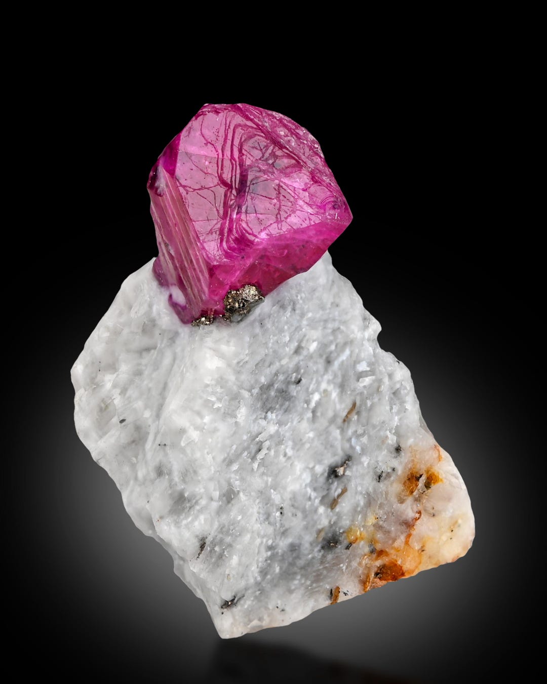 Ruby on Matrix Crystal • Natural Red Mineral • Collector Display ...