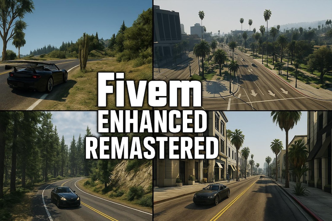 Enhanced Fivem City Map: Remastered Los Santos - Client & Server Files ...