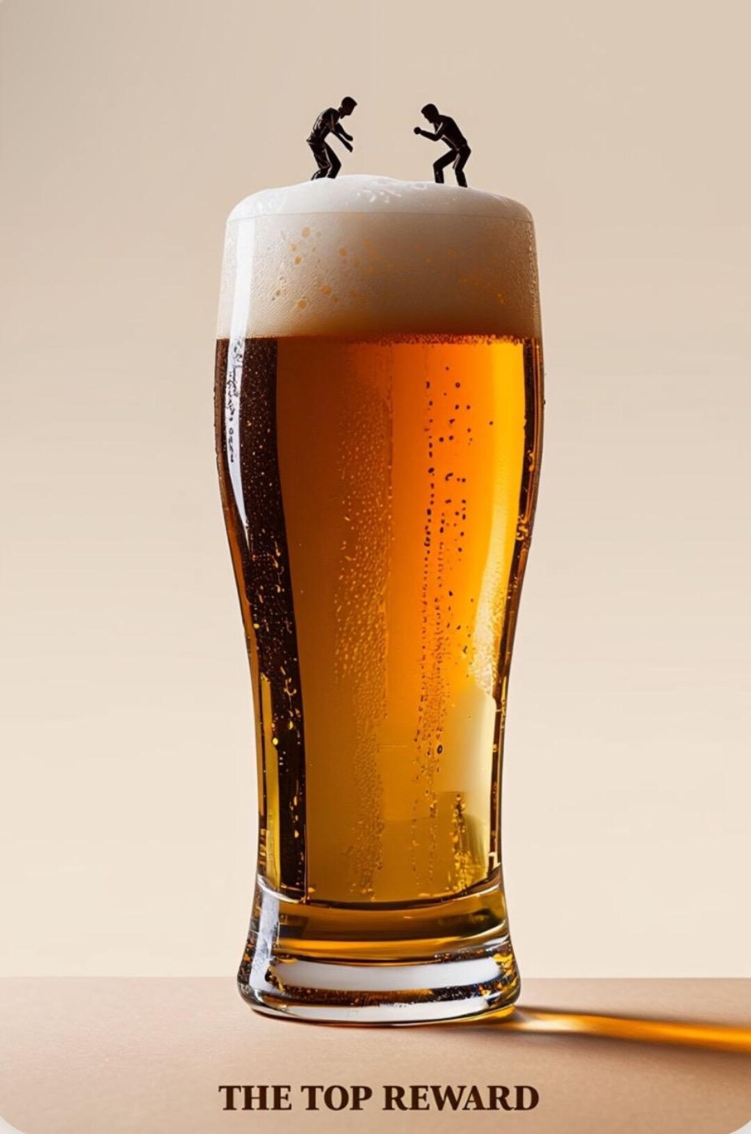 High Definition Beer Poster “the Top Reward” - Etsy