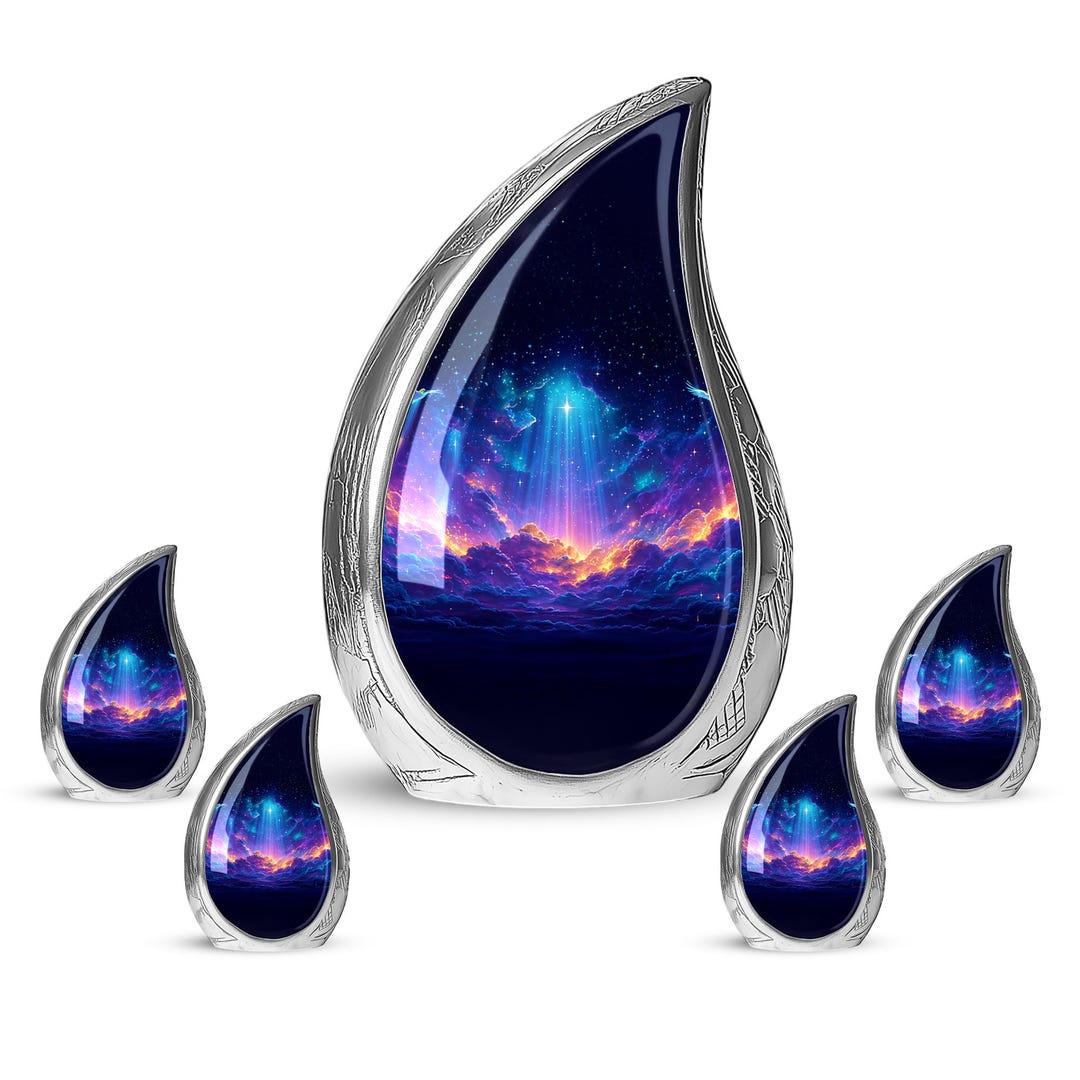 Galaxy Cremation Urn for Ashes – Celestial Memorial Keepsake - Etsy