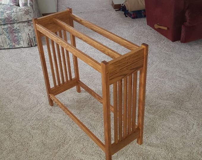 Hand Crafted Custom Made New Solid Red Oak Quilt Rack Stand - Etsy