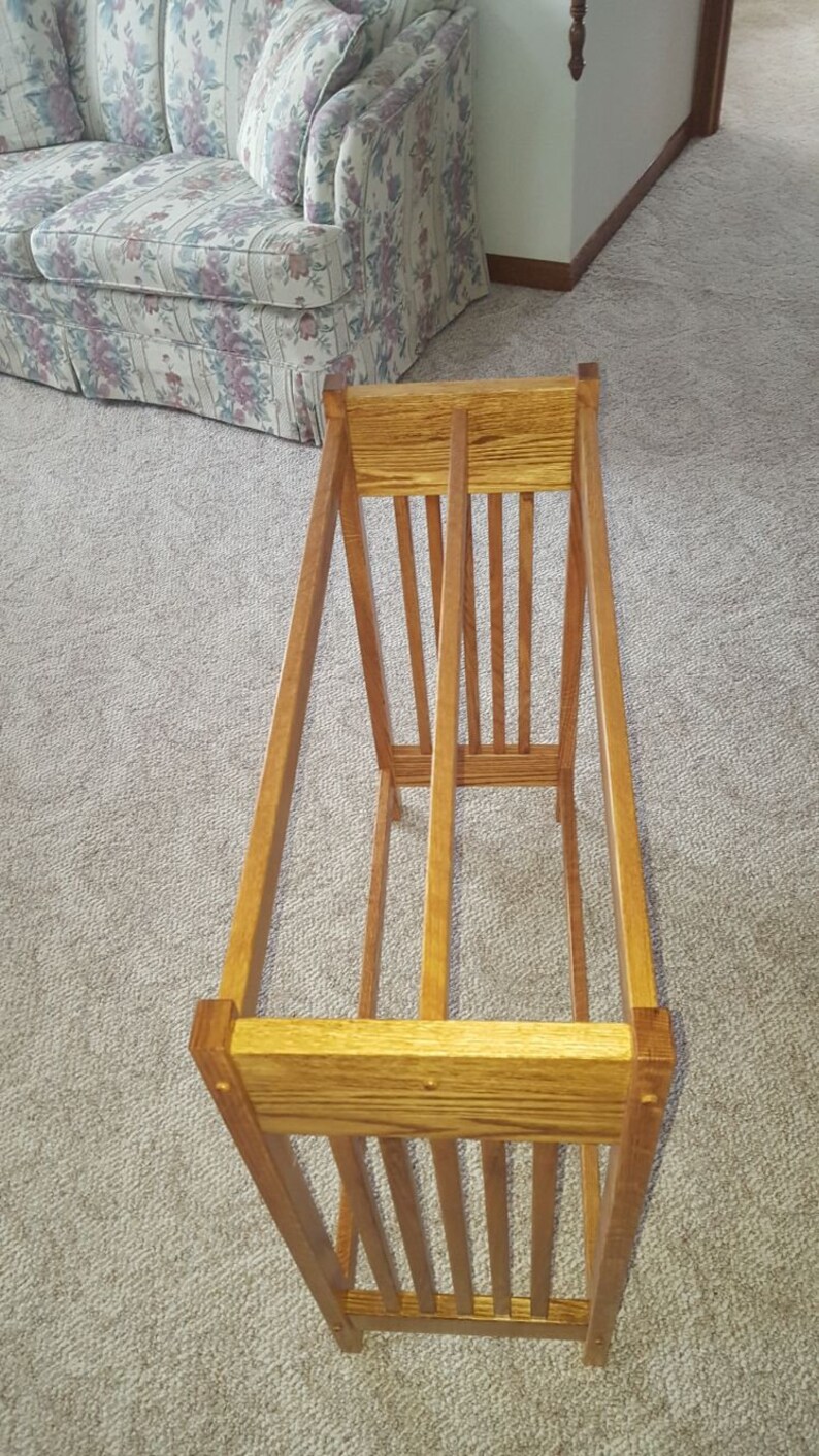 Hand Crafted Custom Made NEW Solid Red Oak Wood Quilt Rack - Etsy