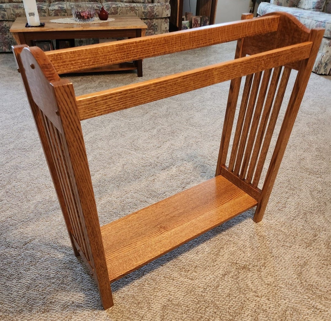 Hand Crafted Custom Made New Solid Quarter Sawn Red Oak Mission Style ...