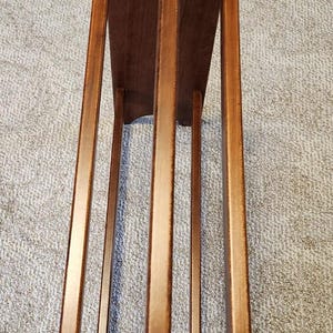 Hand Crafted NEW Solid Cherry Wood Mission Style Quilt Rack Stand ...