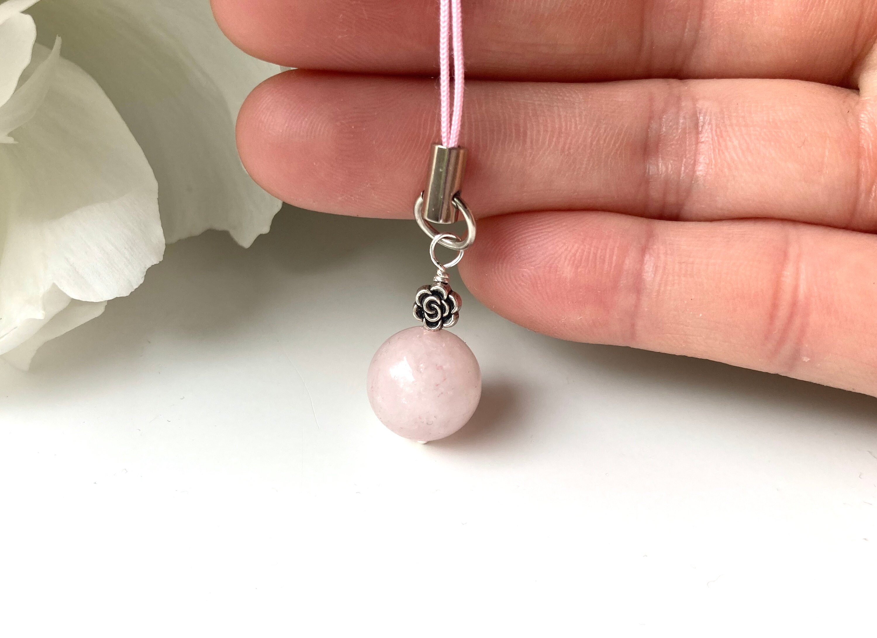 Rose Quartz Phone Charmcar Charmgemstonehealing - Etsy UK