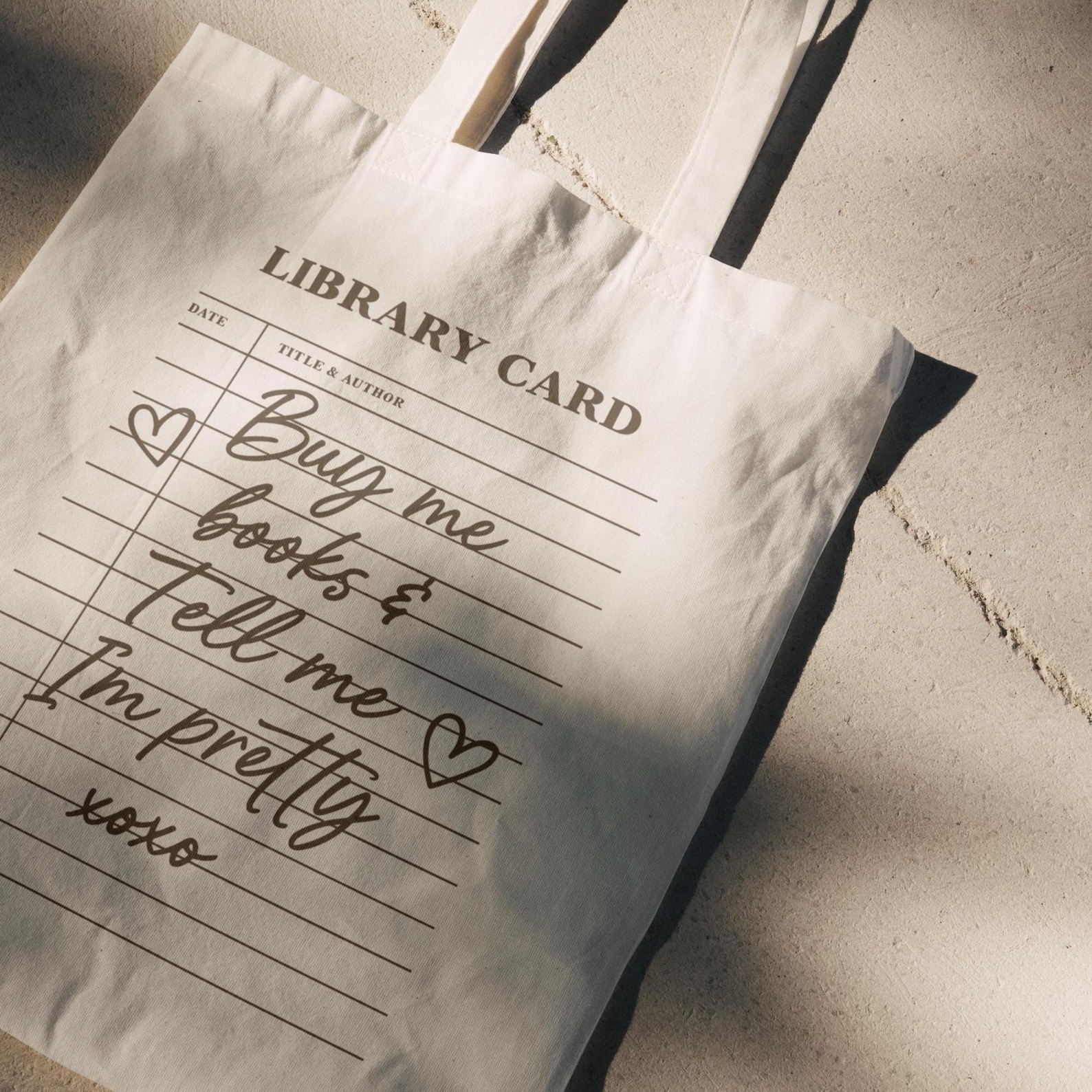 Book Tote Bag, Library Card Tote Bag, Book Bag, Book Lover Gift ...