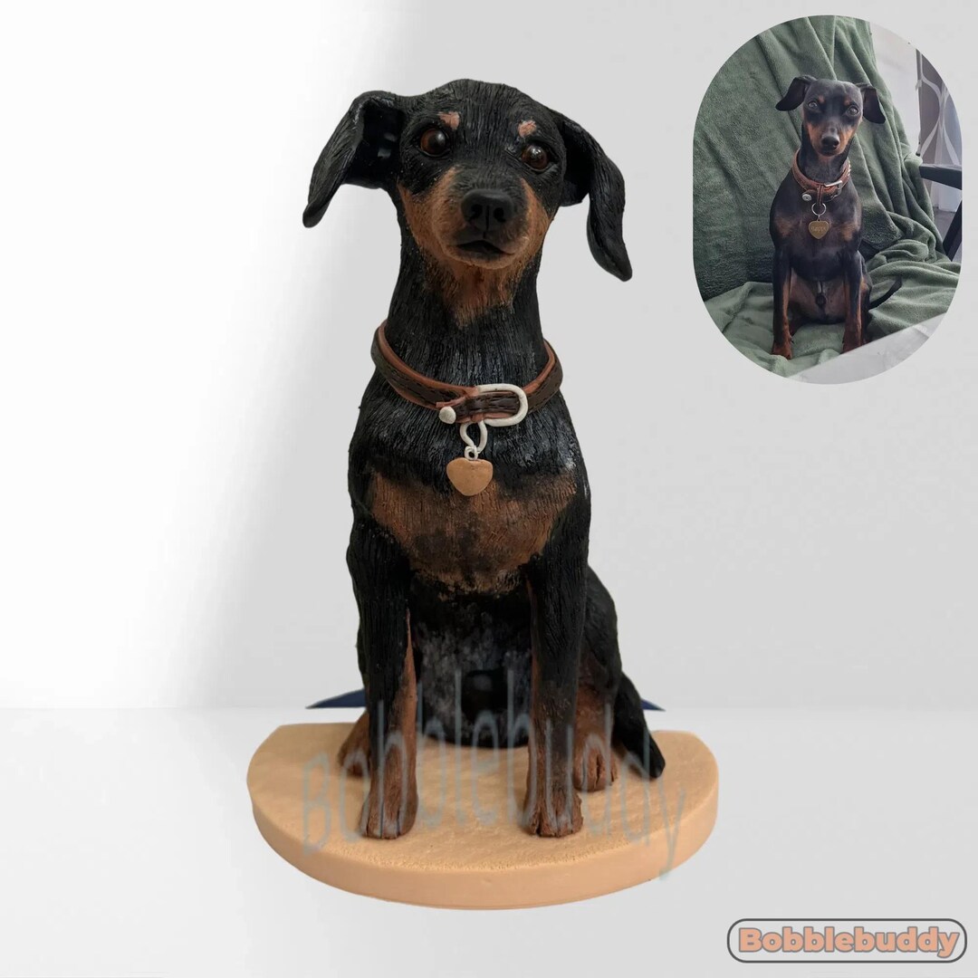 Custom Dog Bobblehead Figurine, Personalized Pet Statue, Handmade ...