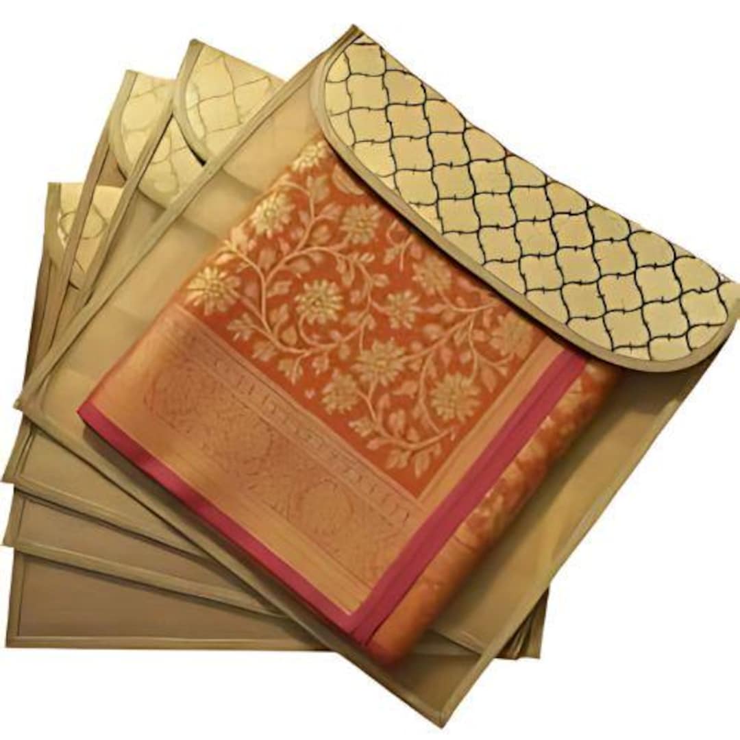 Bharat Stores Sadar Bazar Transparent Singal Saree Cover With Flap ...