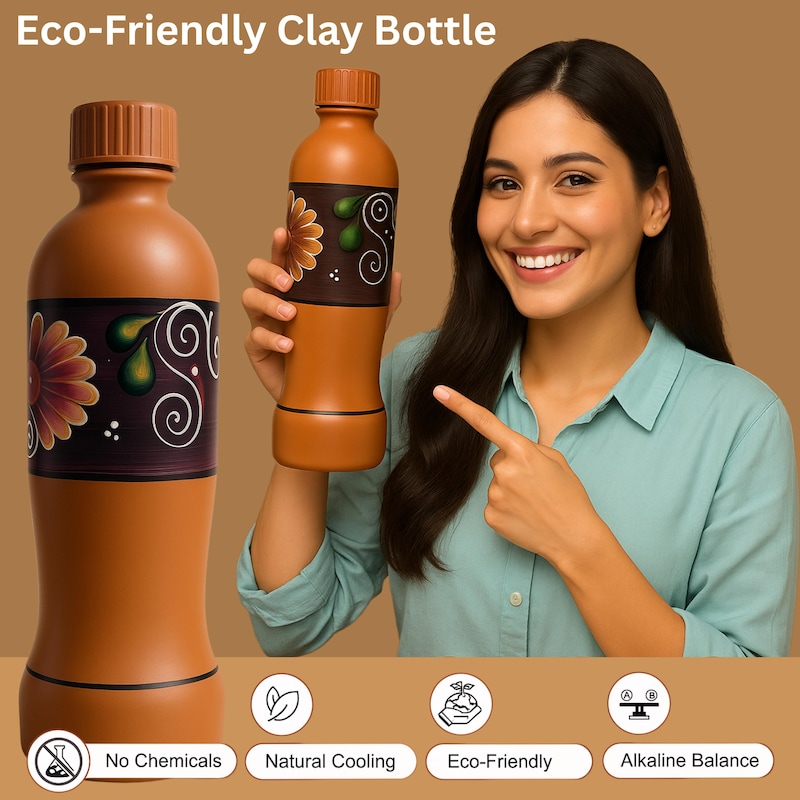 Clay Bottle - Etsy