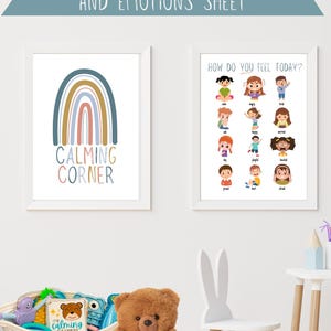 Calm Corner Printable Bundle | SEL Posters, Coping Tools, Emotion ...