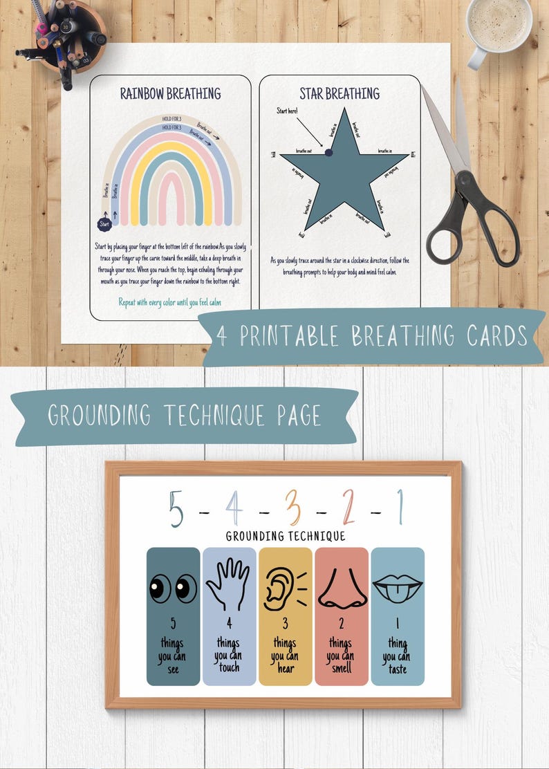 Calm Corner Printable Bundle | SEL Posters, Coping Tools, Emotion ...