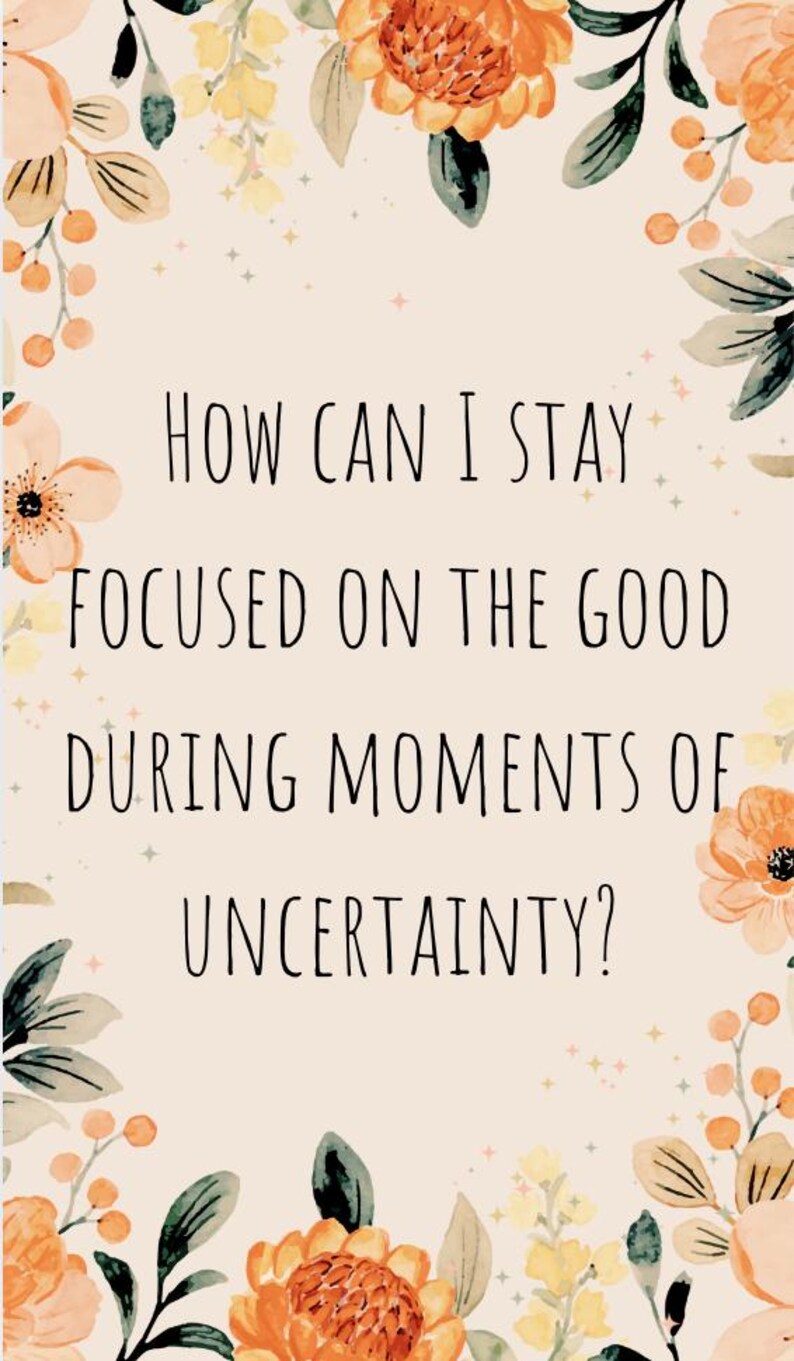 Printable Gratitude and Positivity Cards, 44 Mindfulness Prompts for ...