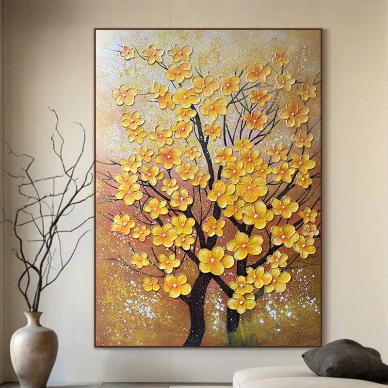 Money Tree Painting - Etsy