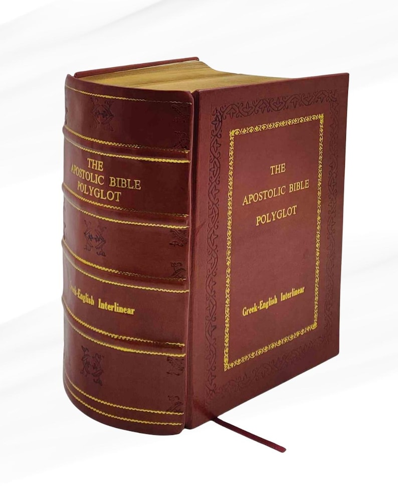 The Apostolic Bible Polyglot Greek English Interlinear Leather Bound ...