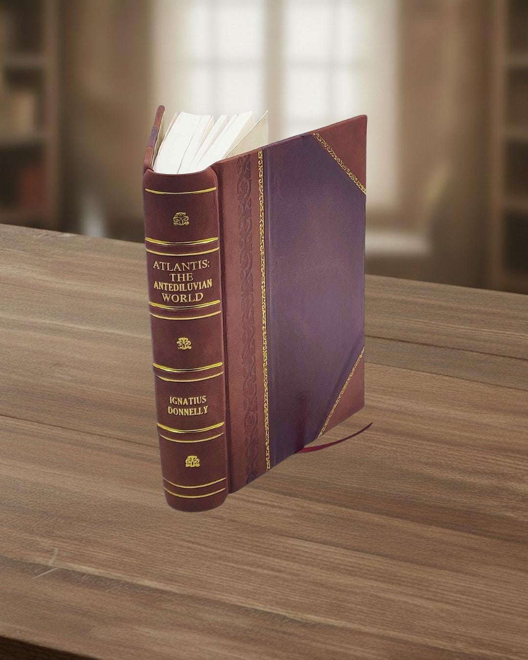 Atlantis : the Antediluvian World 1882 by Donnelly, Ignatius [leather ...
