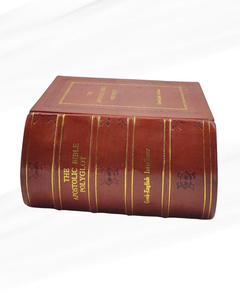 The Apostolic Bible Polyglot Greek English Interlinear Leather Bound ...
