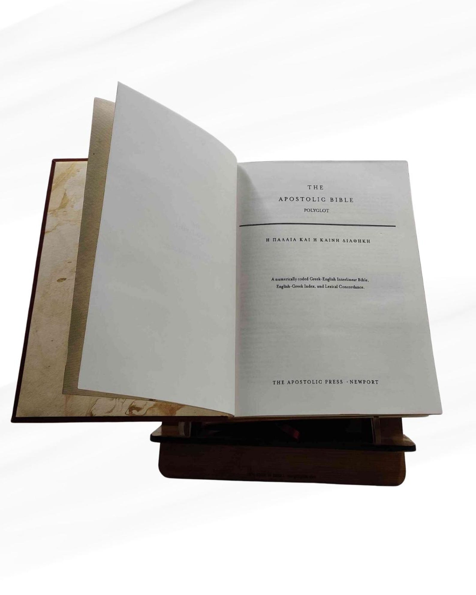 The Apostolic Bible Polyglot Greek English Interlinear Leather Bound ...