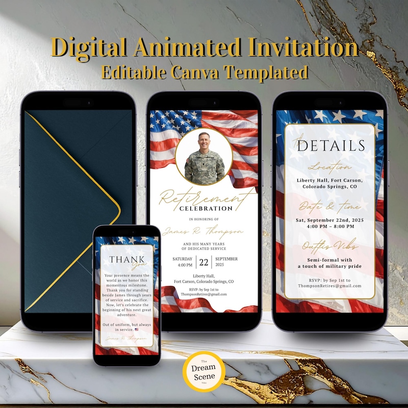 Army Retirement Evite - Etsy