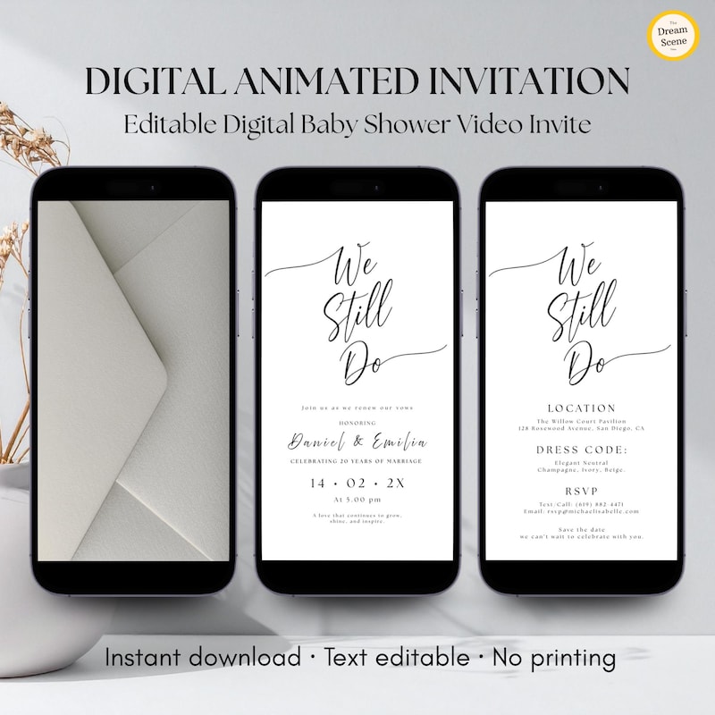 Wedding Renewal Invitations - Etsy UK