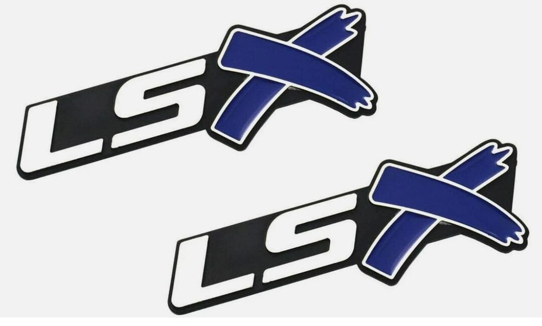 2x LSX Side Fender Rear Boot Trunk Emblem Badge for Chevy Camaro Chrome ...