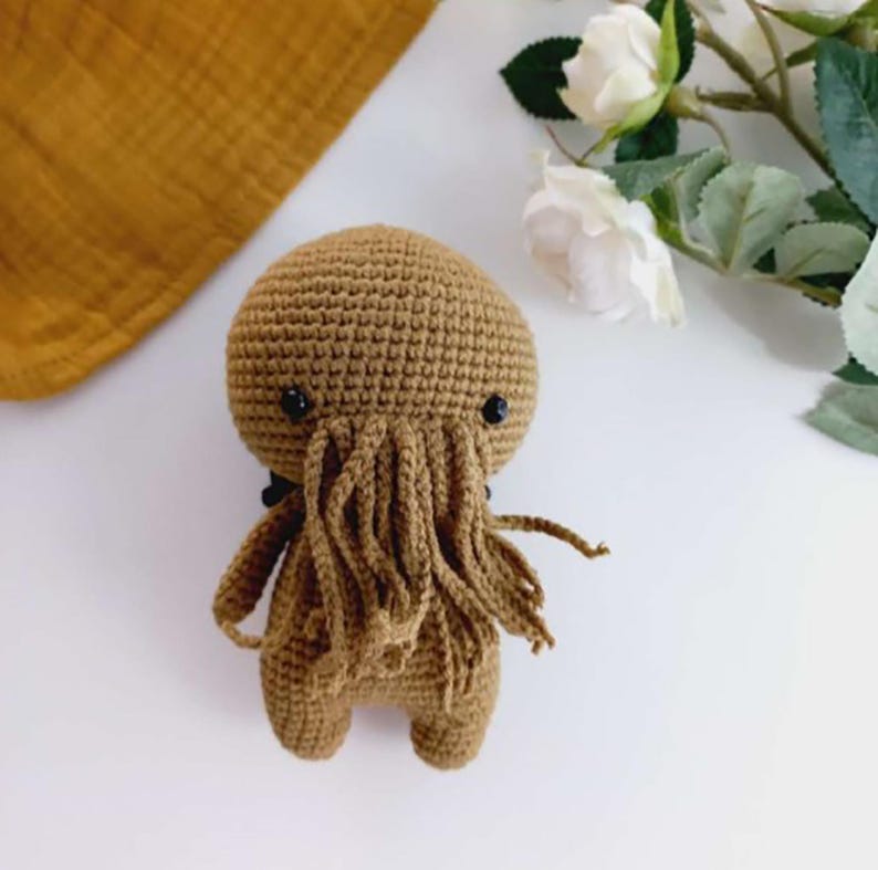 Baby Cthulhu Crochet Pattern – Cute Amigurumi Mythical Monster PDF ...