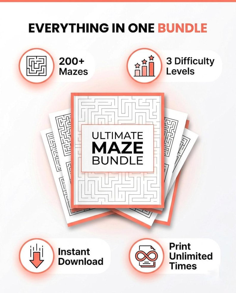 Printable Maze Puzzles for Kids | 200+ Mazes Ages 8-12 | Homeschool ...