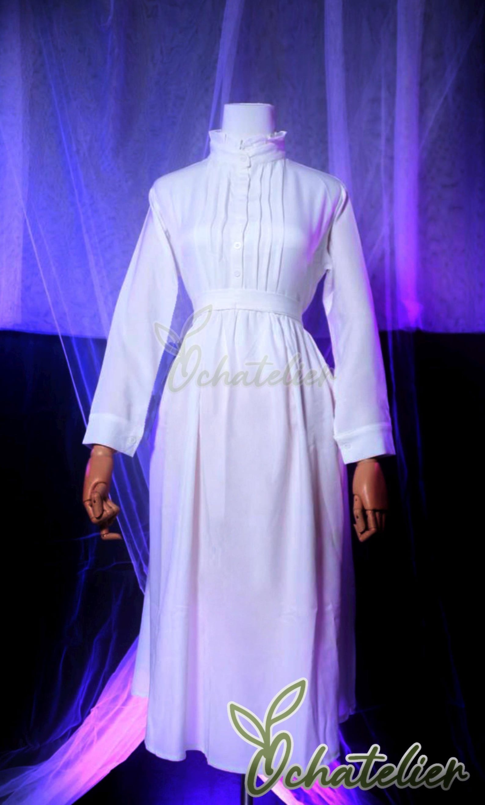 Fern Cosplay Costume – Traveling Elf Anime Outfit (outer, Dress & Hair ...