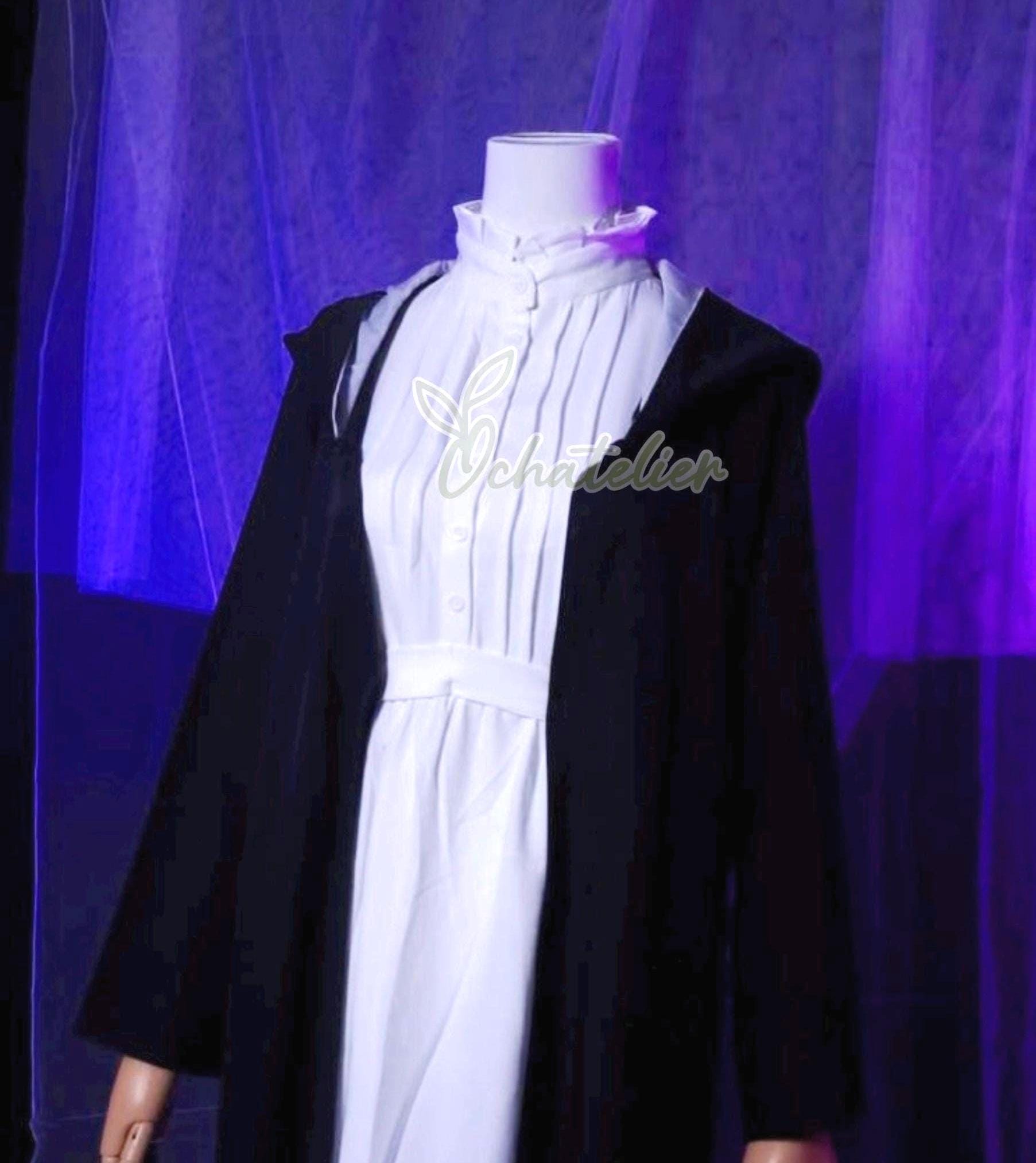 Fern Cosplay Costume – Traveling Elf Anime Outfit (outer, Dress & Hair ...