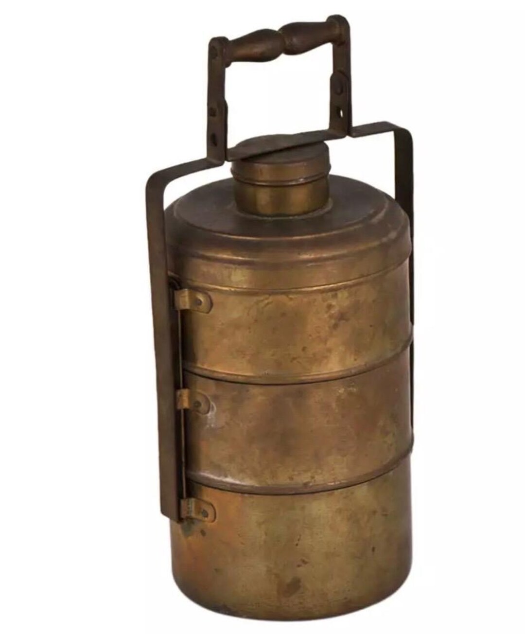 Vintage Copper Tiffin 3 Tier - Etsy