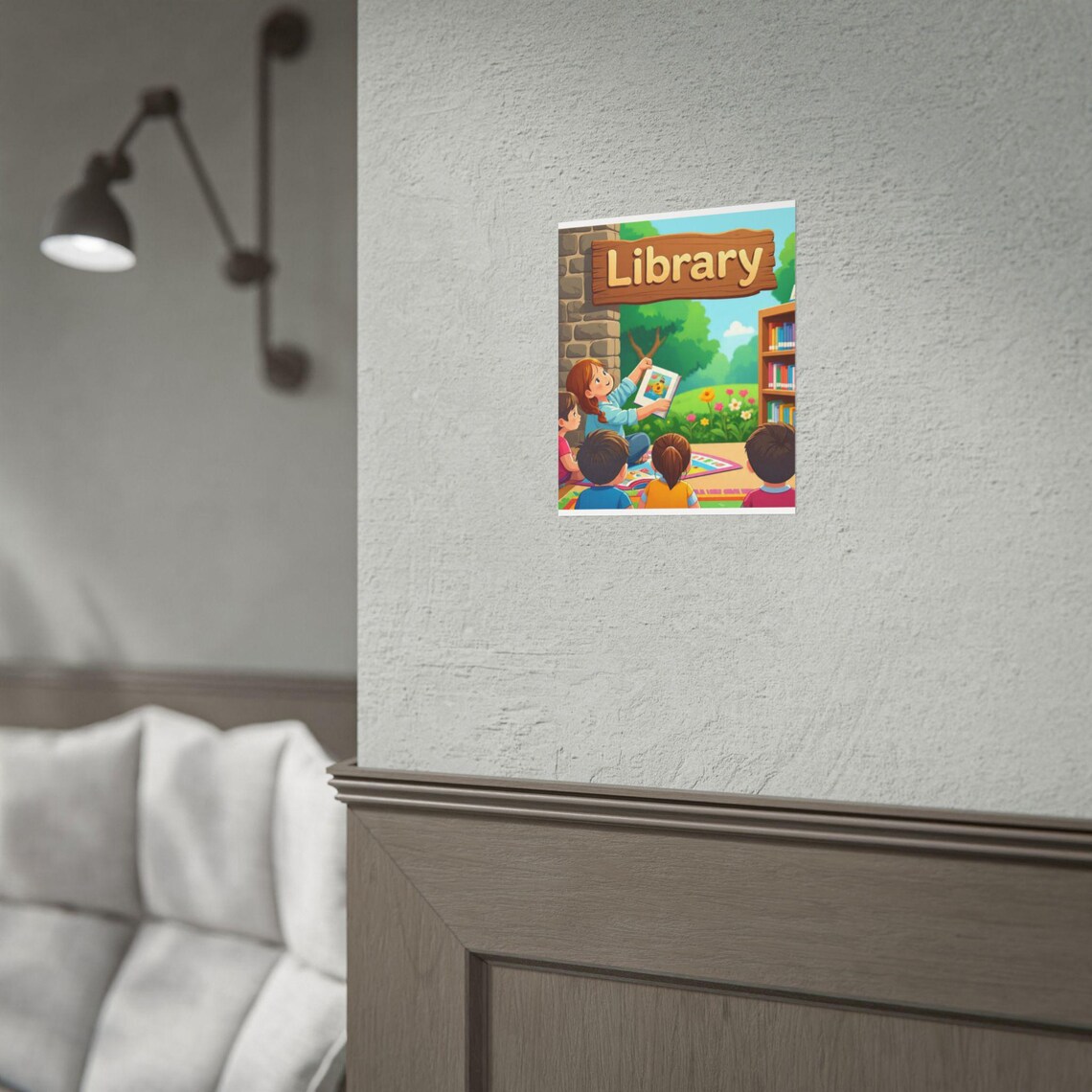 Library Posters for Kids, Educational Art, Classroom Posters or Chart ...