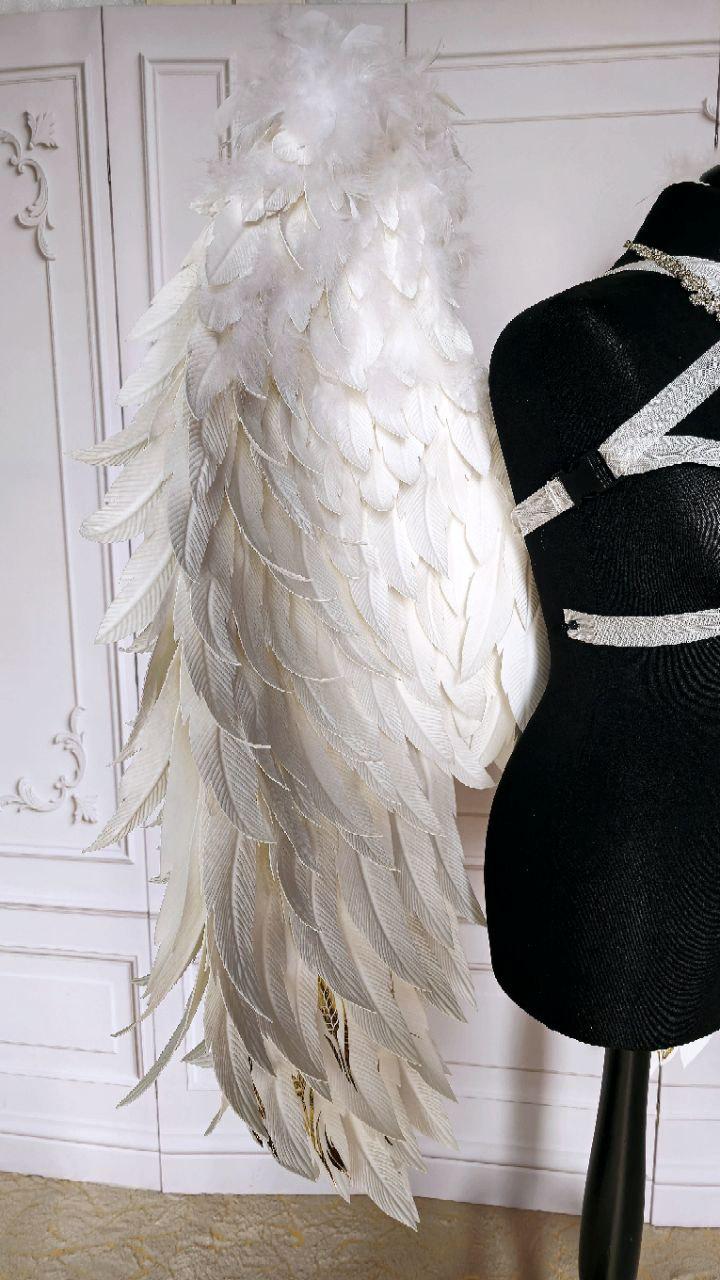Feathered Angel Wings: Realistic Photo Prop, Cosplay Costume - Etsy
