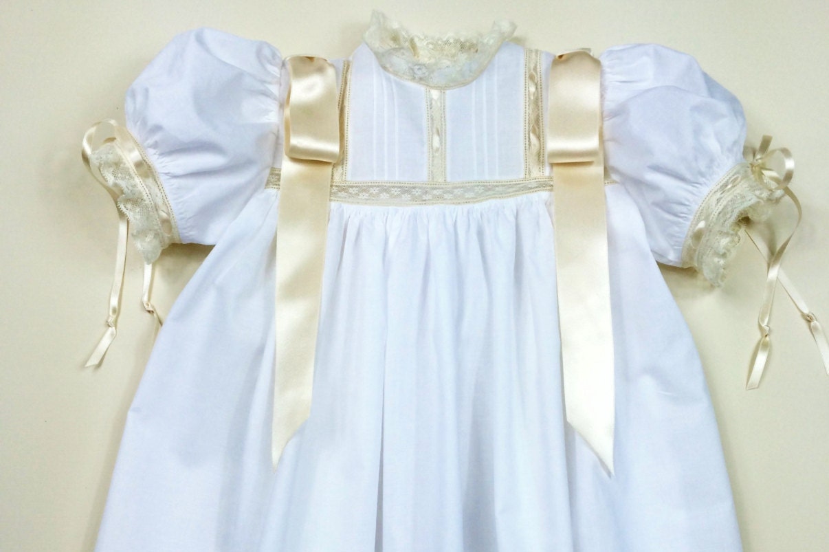 Heirloom Ribbon and Lace Dress | Etsy